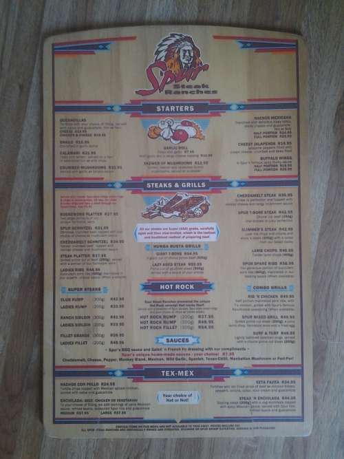 Other Antiques & Collectables - vintage spur menu was sold for R41.10 ...